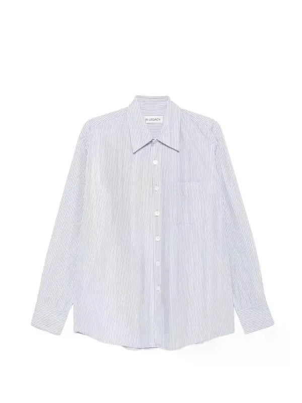 Our Legacy Faubourg Stripe Super Poplin Shirt - White
