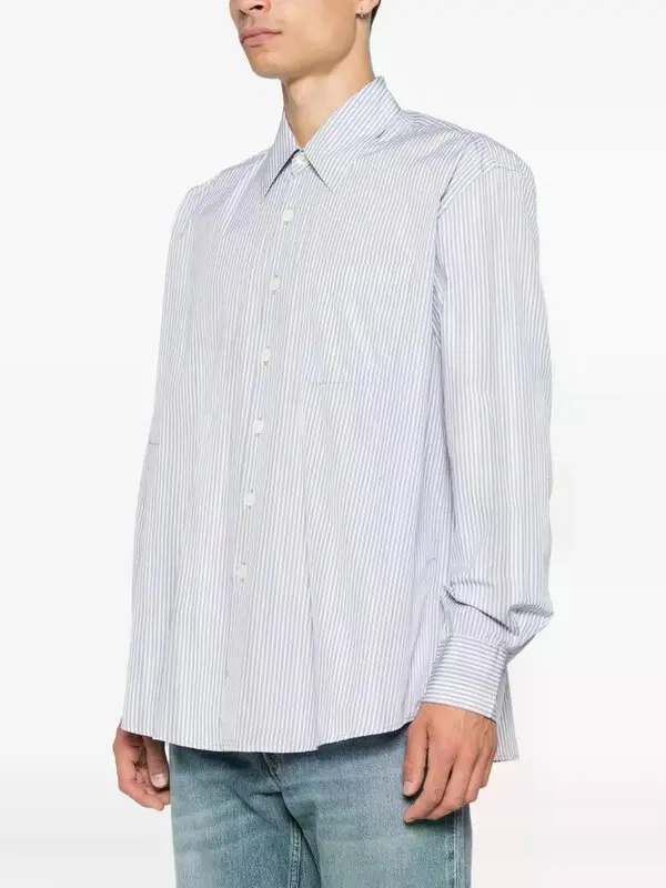 Our Legacy Faubourg Stripe Super Poplin Shirt - White