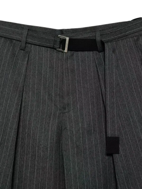 Sacai Pinstripe-pattern Trousers