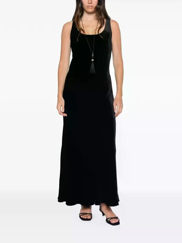 RÓHE Scoop-neck Velvet Dress