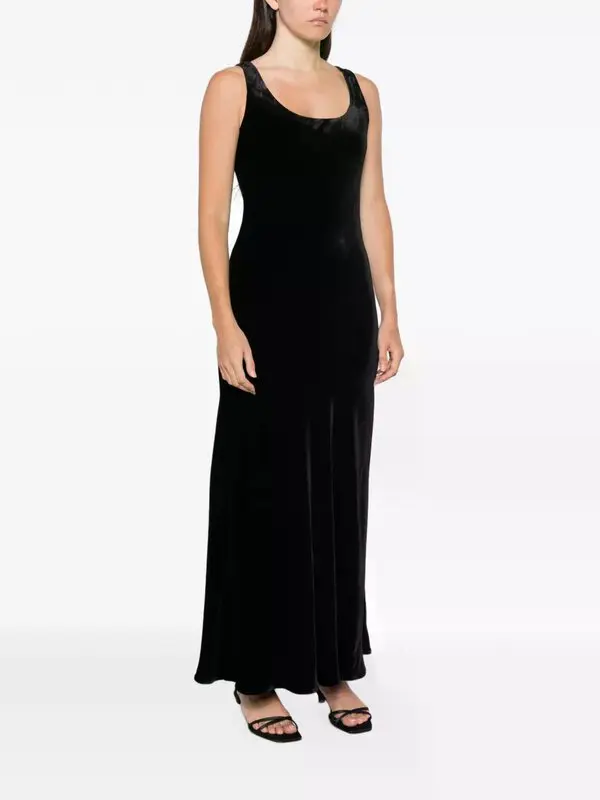 RÓHE Scoop-neck Velvet Dress