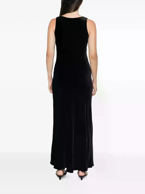 RÓHE Scoop-neck Velvet Dress