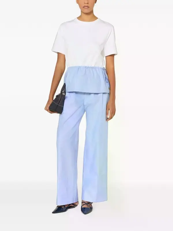 Liu Jo Trousers With Gingham Turn-ups
