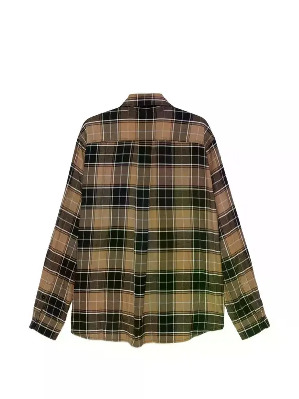 Sacai Plaid Shirt - Brown