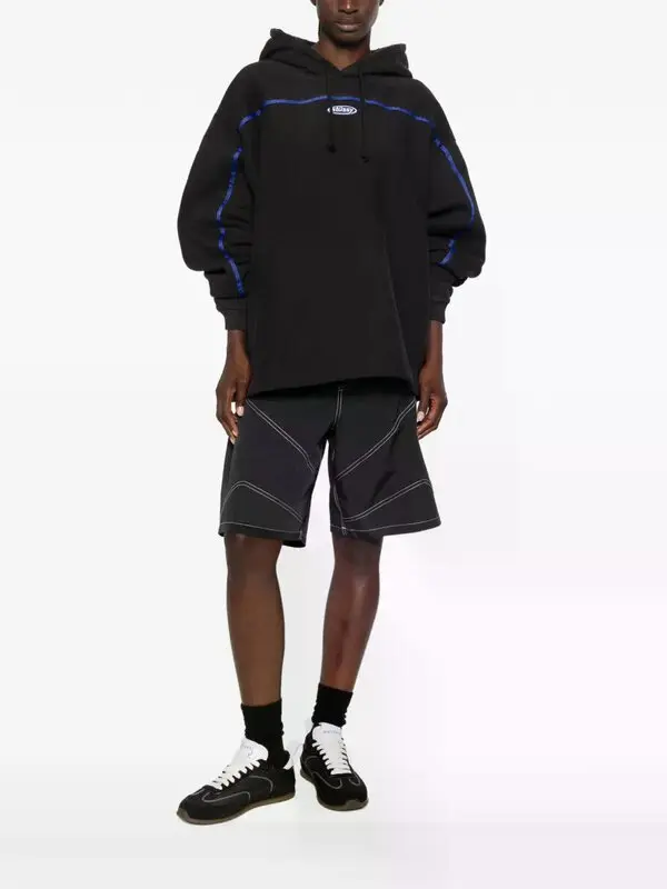 StÜssy Logo-patch Tape-trim Hoodie