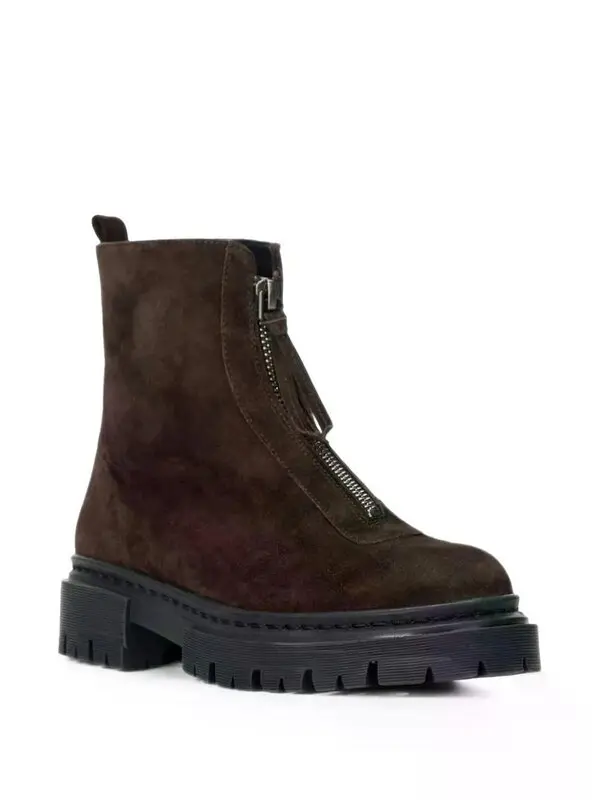 Staud Miles Zip-front Ankle Boots