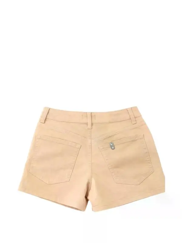 Liu Jo Shorts With Bejewelled Appliqués - Neutrals