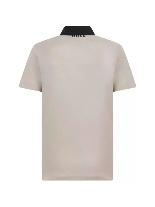 BOSS Logo-print Polo Shirt - Neutrals