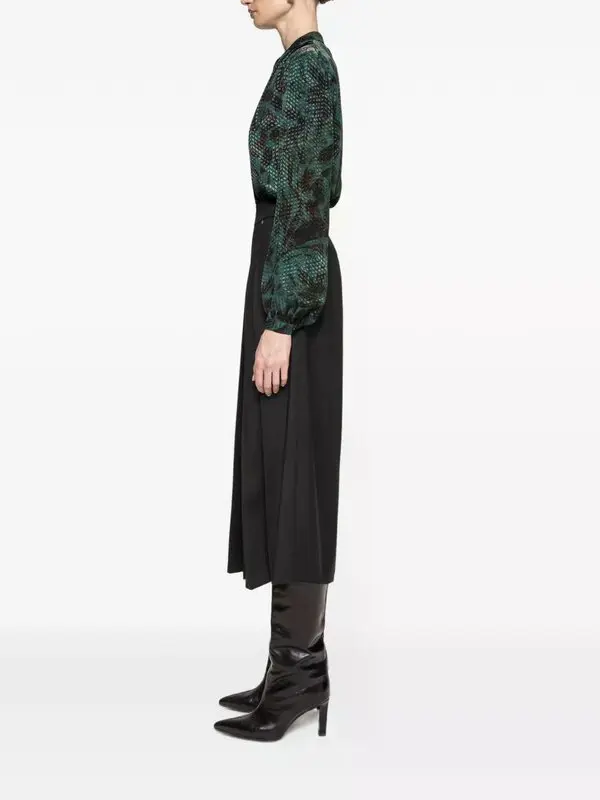 NISSA Floral-print Viscose Top