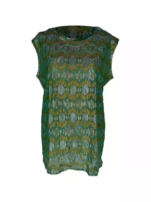 LANVIN 2021 Jacquard Shimmery Blouse