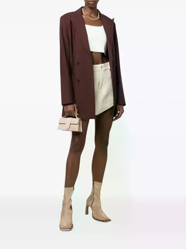 Jacquemus Le Bambino Logo-plaque Mini Bag - Neutrals