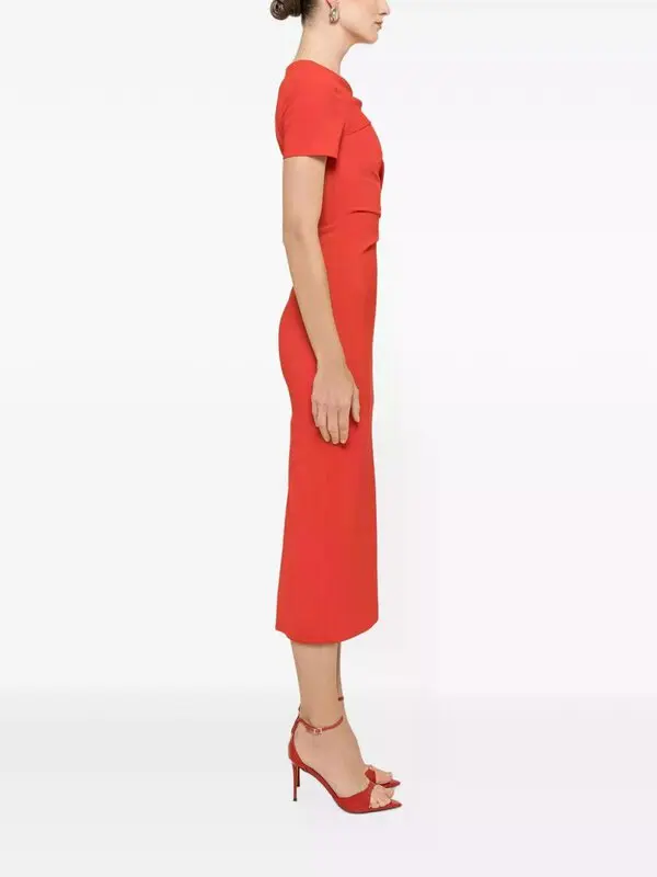 NISSA Fitted Midi Dress