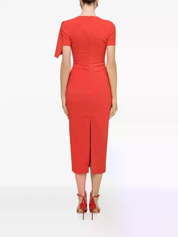 NISSA Fitted Midi Dress
