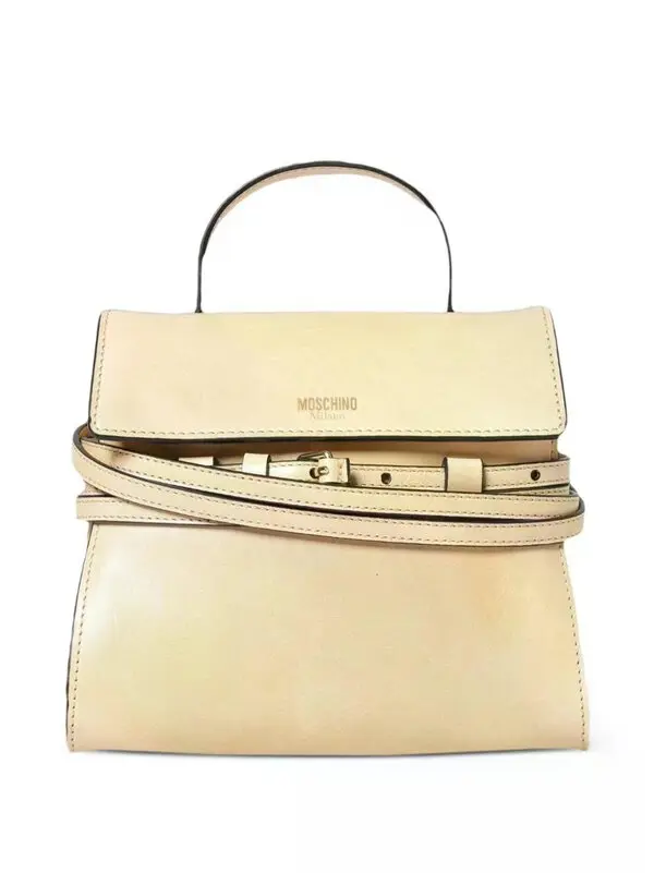Moschino Small Tie Me Tote Bag - Neutrals