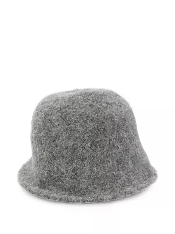 Antonelli Firenze Dalmazia Alpaca-wool Bucket Hat - Grey