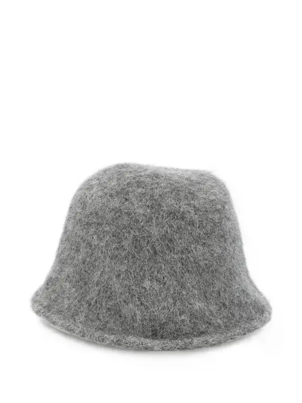 Antonelli Firenze Dalmazia Alpaca-wool Bucket Hat - Grey