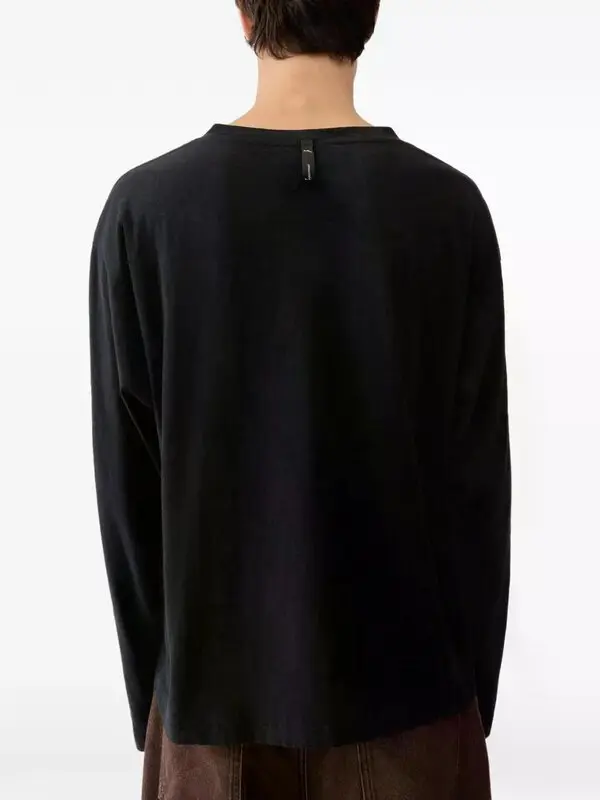 Jacquemus The Long-sleeve T-shirt - Black