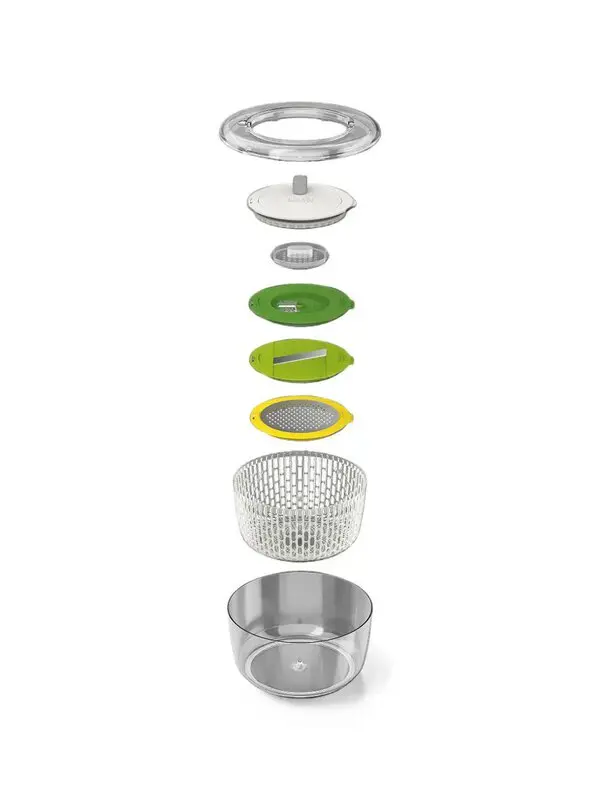 JOSEPH JOSEPH Multi-prep™ Salad Spinner - White