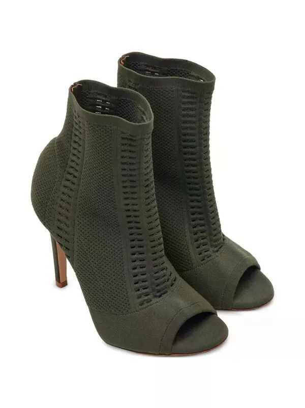 GIANVITO ROSSI Vires Open-toe Ankle Boots