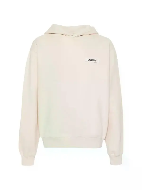 Jacquemus The Gros Grain Hoodie - Neutrals