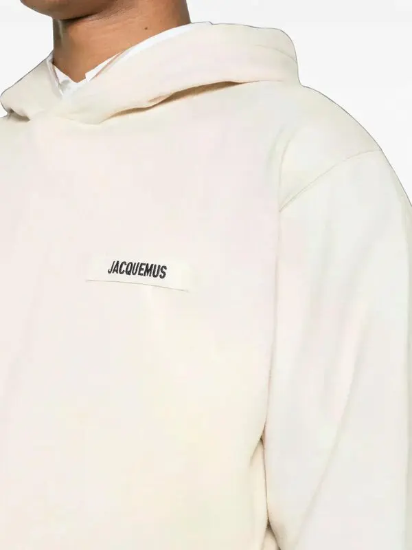 Jacquemus The Gros Grain Hoodie - Neutrals