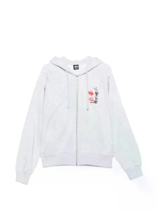 StÜssy Zip-up Hoodie - Grey