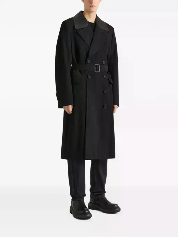 Givenchy Couture Seam Double-breasted Trench Coat