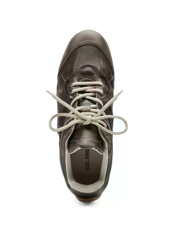 Axel Arigato Slow Runner Leather Sneakers - Brown