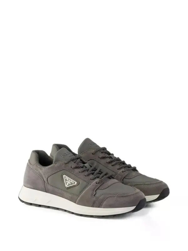 Prada Prax Suede And Re-nylon Sneakers