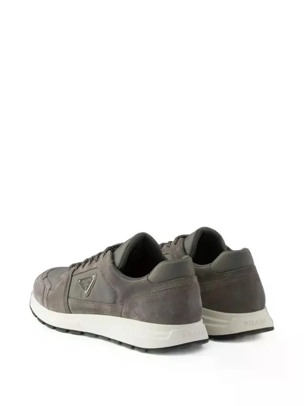 Prada Prax Suede And Re-nylon Sneakers