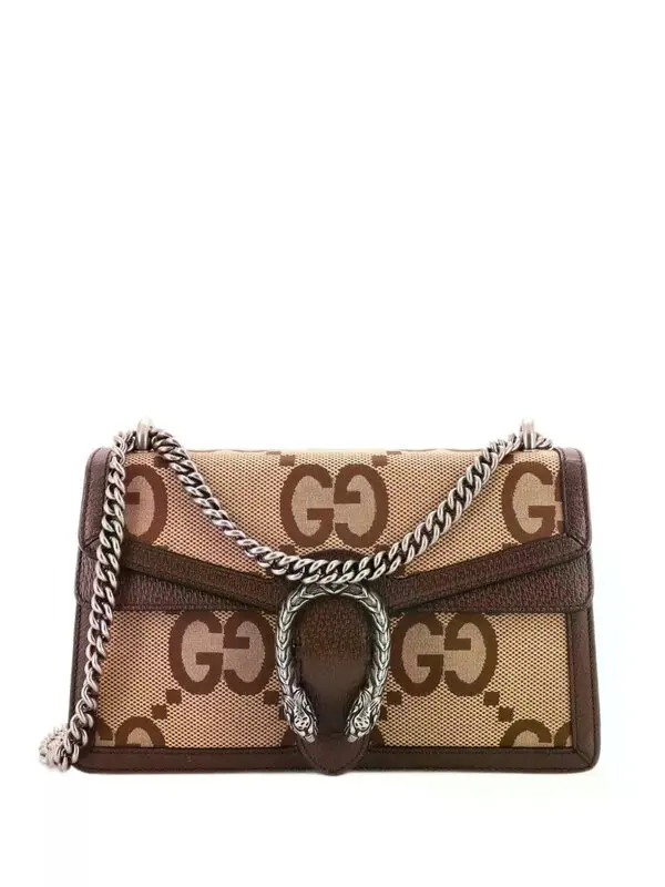 Gucci Dionysus Bag Jumbo Gg Canvas Small Shoulder Bag