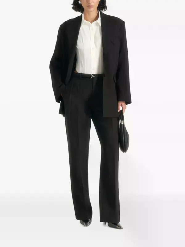 Manière De Voir Elena In Oversized Open Back Tailored Blazer