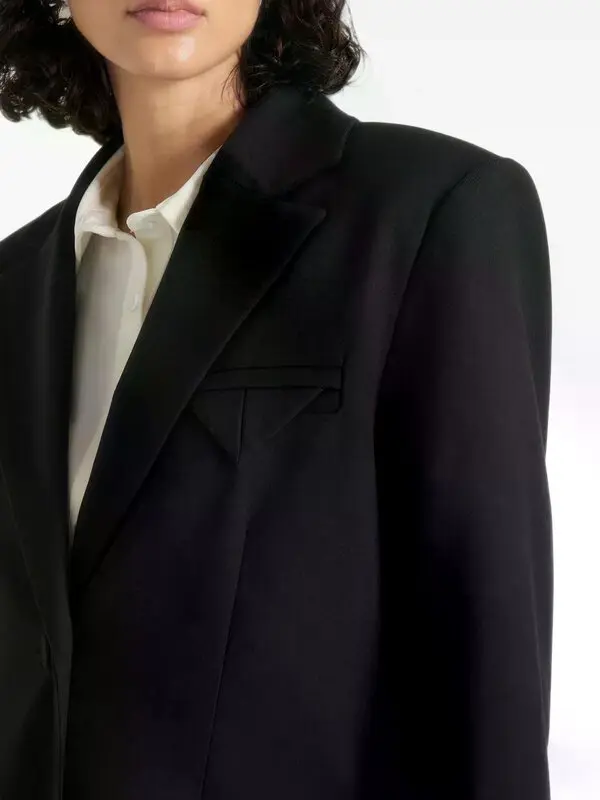 Manière De Voir Elena In Oversized Open Back Tailored Blazer