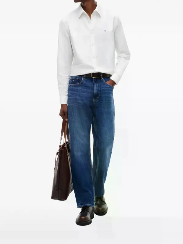 Tommy Hilfiger Button-down Long-sleeve Shirt - White