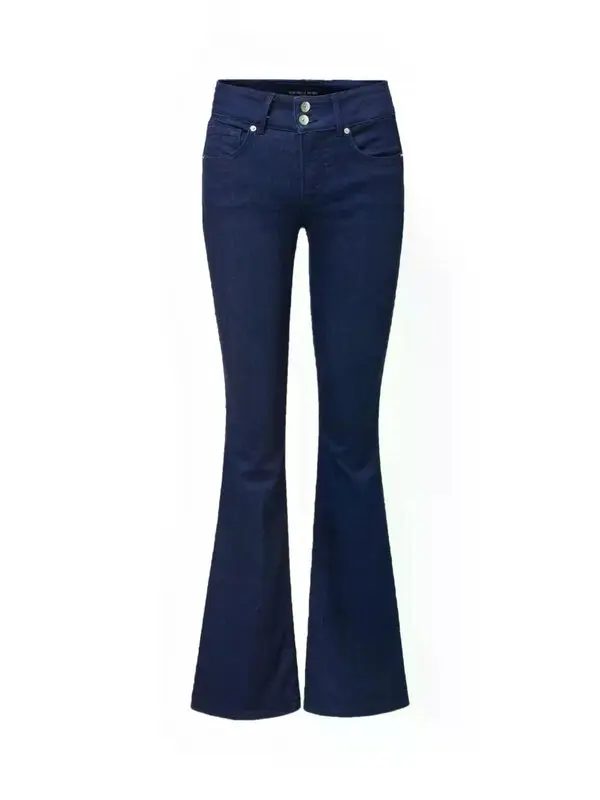 Veronica Beard Beverly Mid-rise Flared Jeans - Blue
