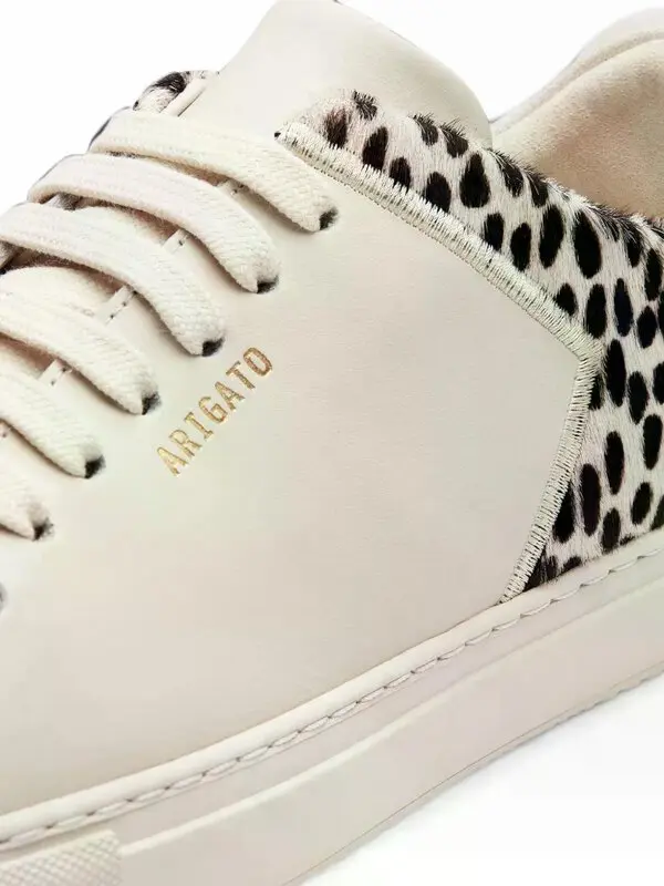 Axel Arigato Clean 90 Leopard-print Sneakers