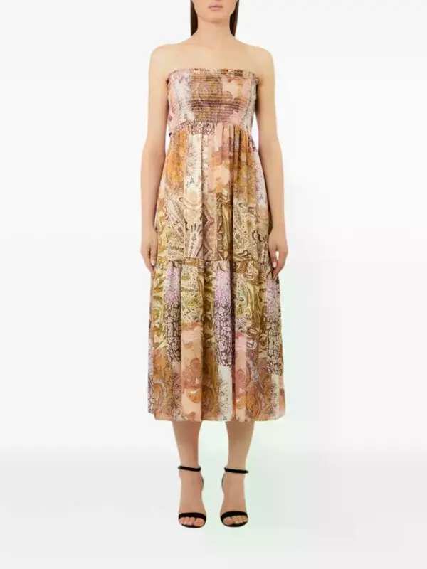 Liu Jo Patchwork Paisley-print Skirt