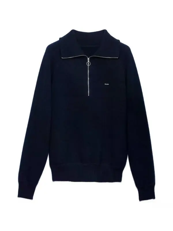 Prada Wool And Cashmere Sweater - Blue