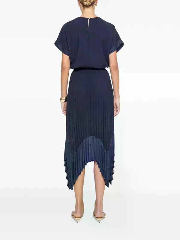 NISSA Pleated Midi Skirt
