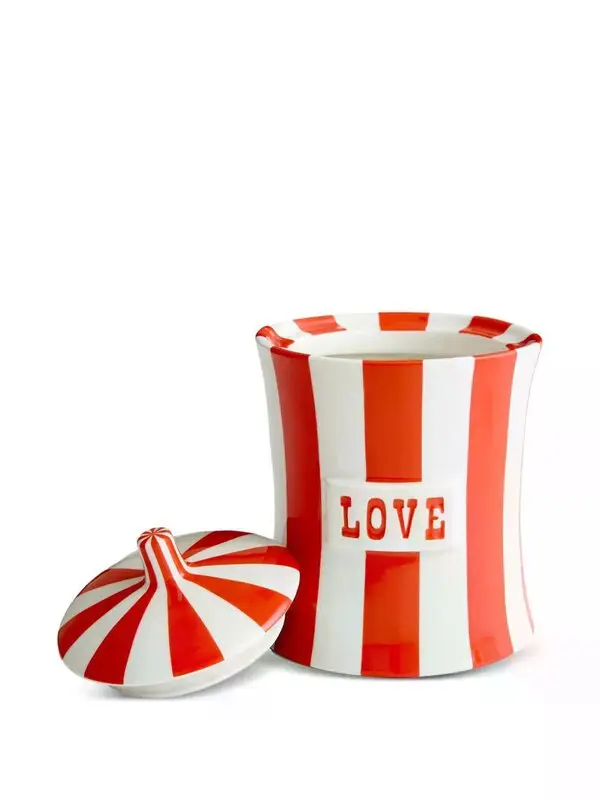 Jonathan Adler Vice Love Striped Canister