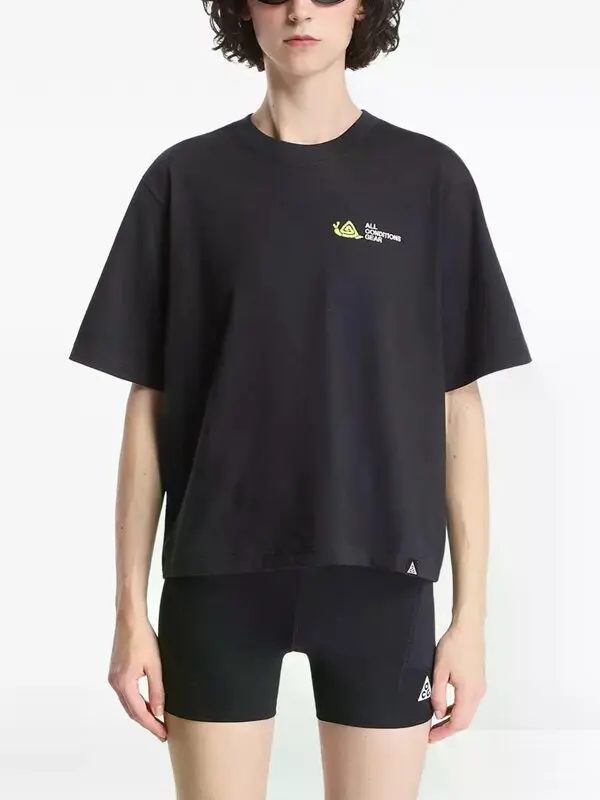 Nike Logo-print T-shirt - Black
