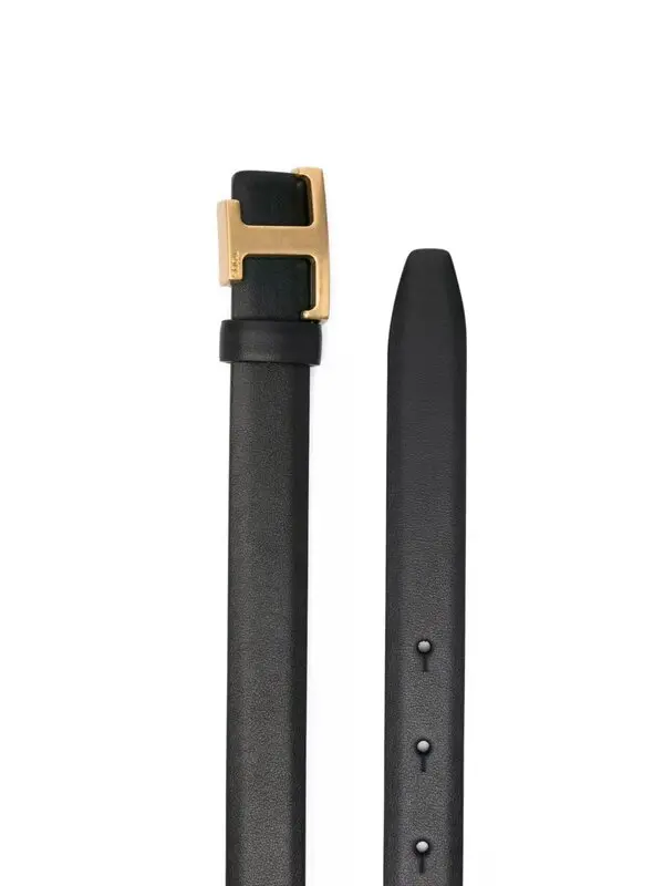 TOD'S T-buckle Leather Belt