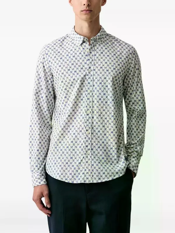 Scotch & Soda Micro-print Button-down Shirt