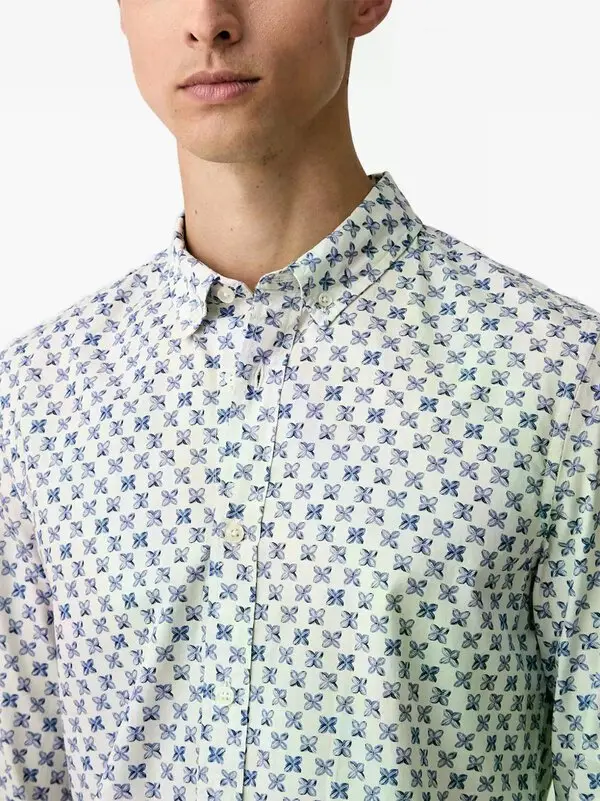 Scotch & Soda Micro-print Button-down Shirt