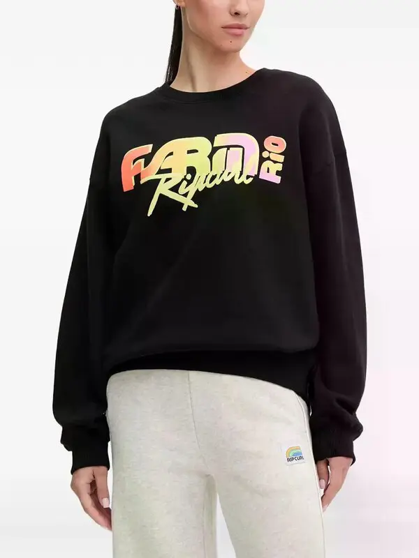 Rip Curl X Farm Rio Carioca Logo-print Sweatshirt - Black