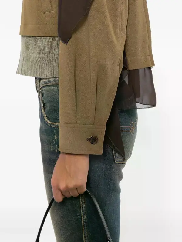 Undercover Colour-block Panelled Jacket