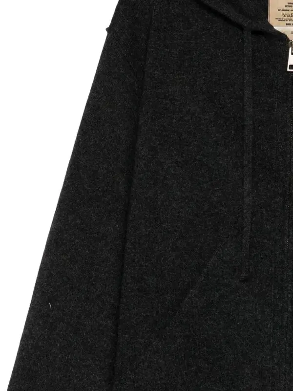 UMA WANG Zip-up Cashmere Hoodie