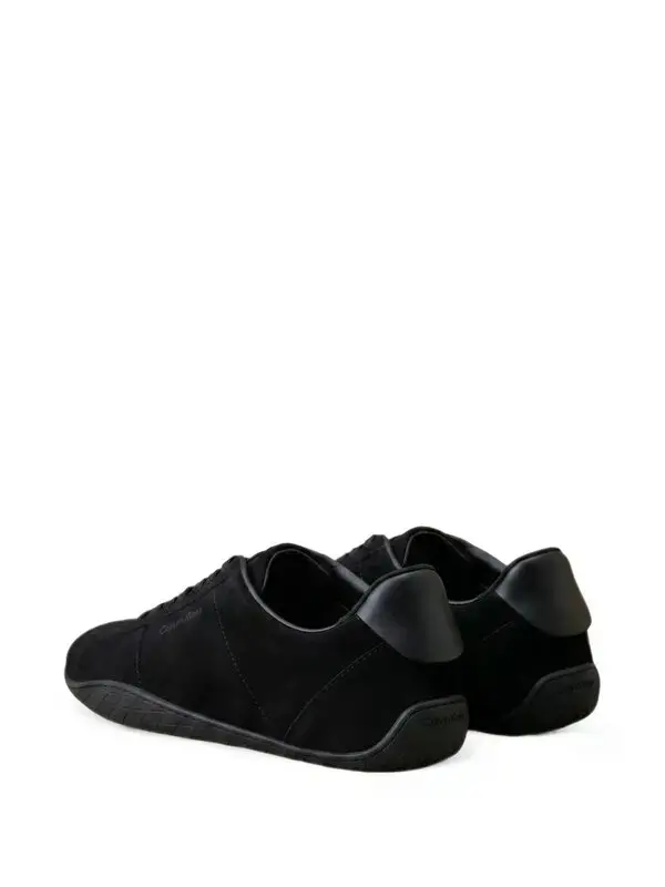 Calvin Klein Calf Suede Logo-print Sneakers