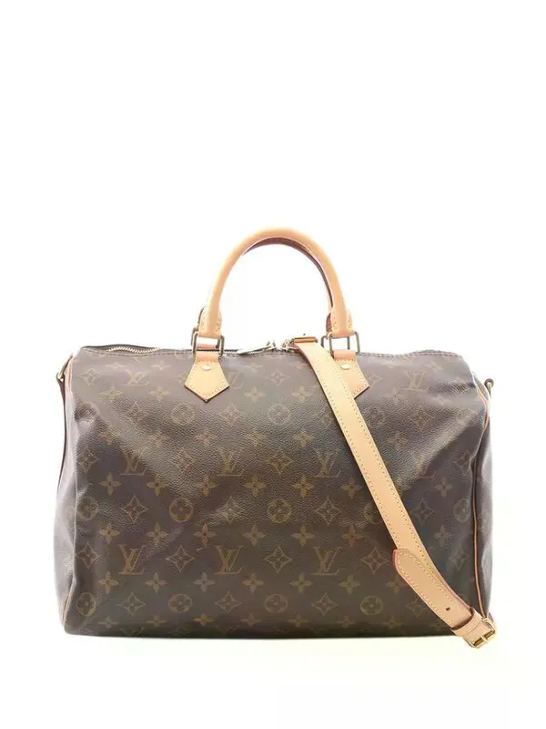 LOUIS VUITTON 2020 Monogram Speedy Bandouliere 35 Satchel
