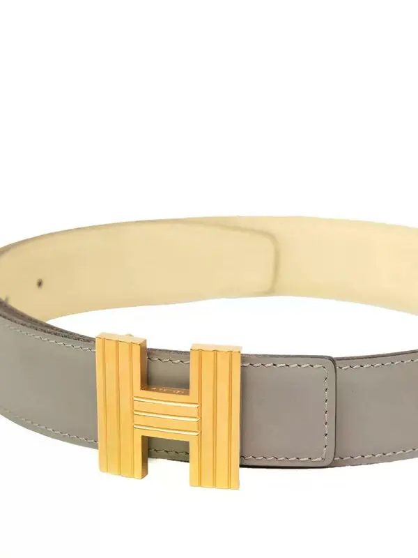 Hermès 2000 Box Calf Cadena H Reversible Belt